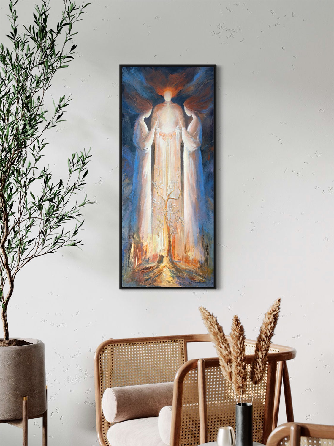 Fear not, for I am with you | Prophetic Art Print – AinVaresArt