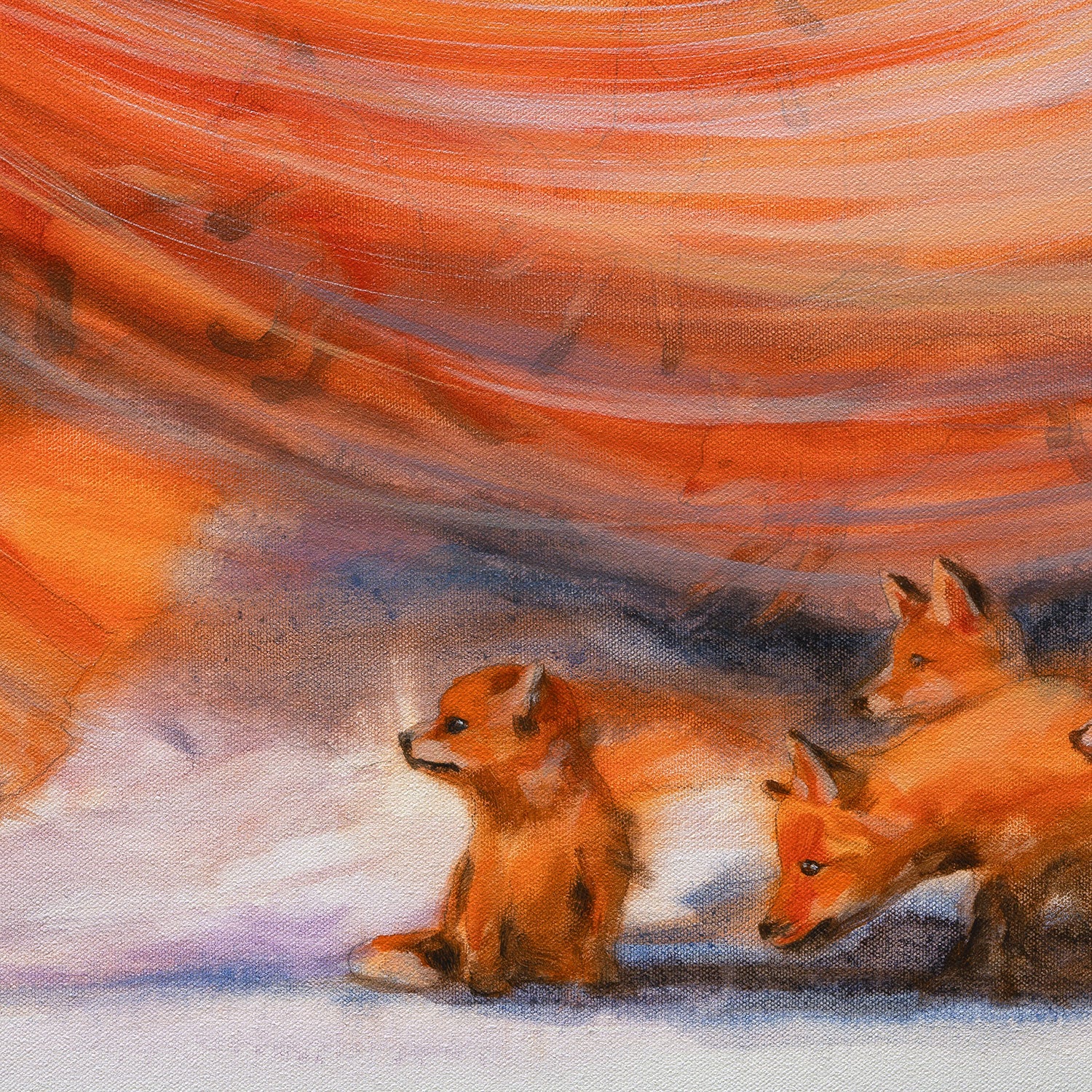 It's time to leave the little foxes behind | Original Prophetic Painti ...
