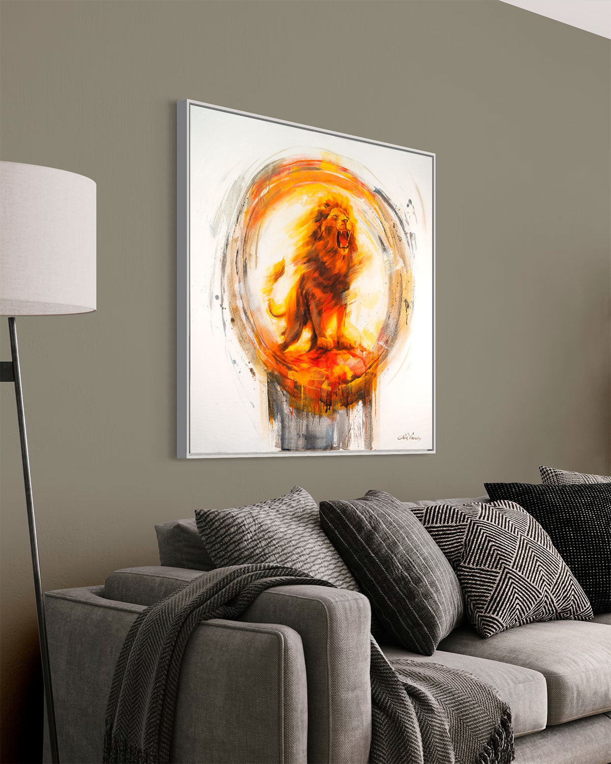 Prophetic Art print - "The Lord roars over his people" - Ain Vares Art ...