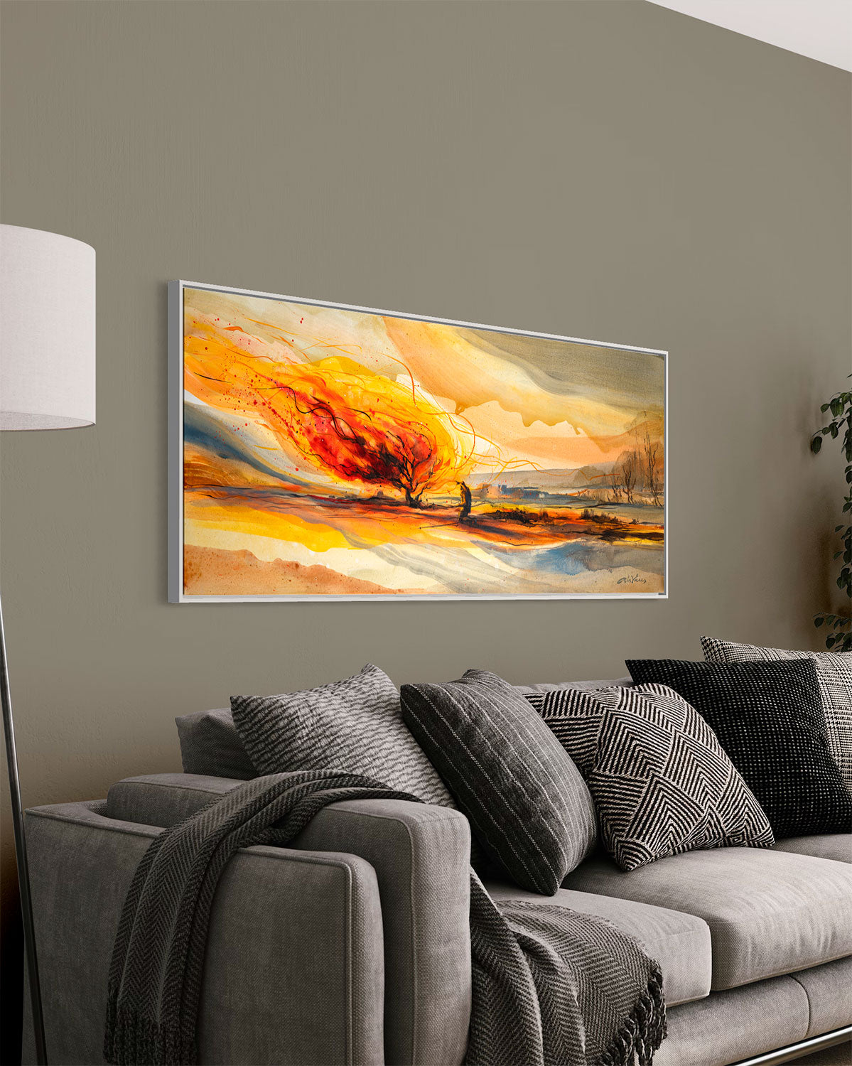 Prophetic Art print - "My Burning Bush" - Ain Vares Art – AinVaresArt