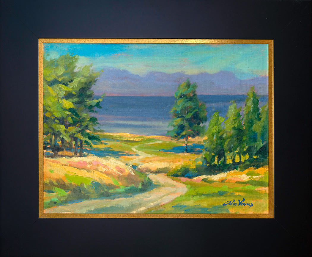 "Path to the sea" - Original Painting – AinVaresArt
