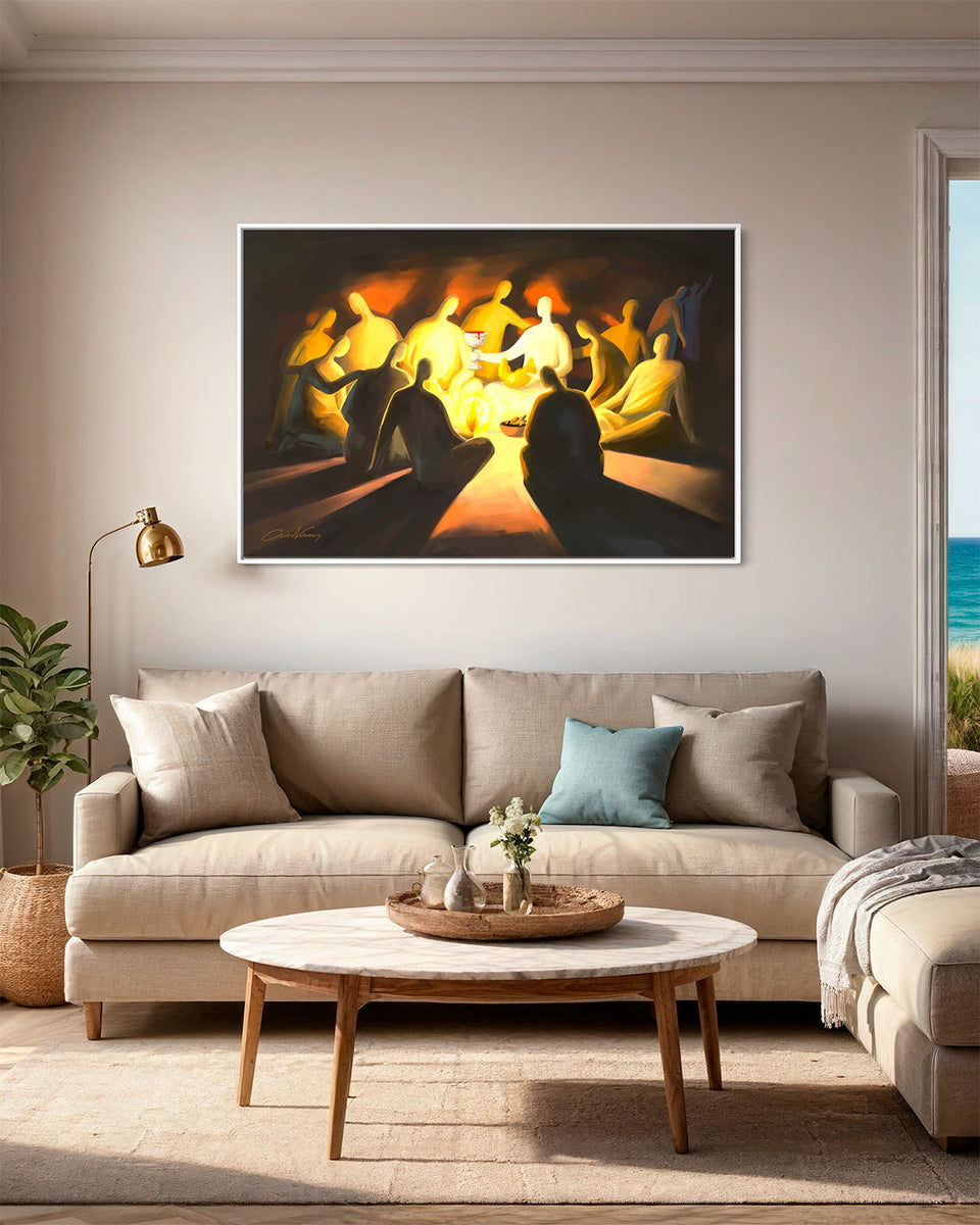 Art print - The Last Supper, Luke 22:19-20 - Ain Vares Art – AinVaresArt