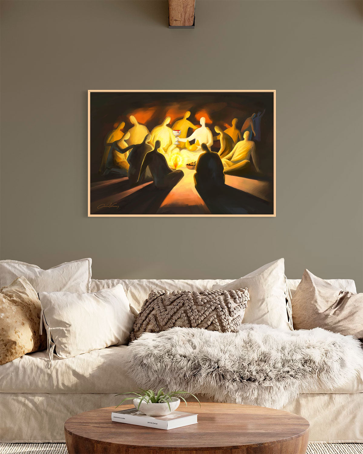 Art print - The Last Supper, Luke 22:19-20 - Ain Vares Art – AinVaresArt