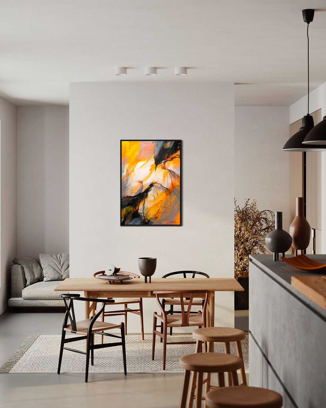 Original abstract painting - With God all things are possible - Ain ...