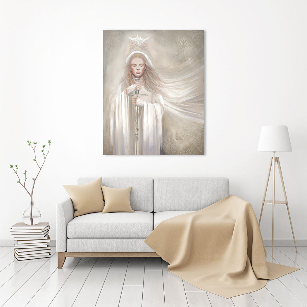 Original acrylic painting Bride of Christ - Ain Vares Art – AinVaresArt